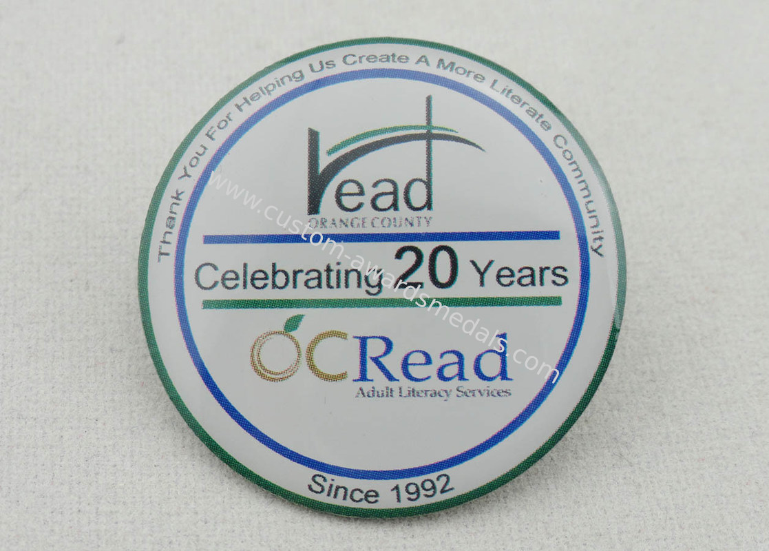 Offset Printing Brass / Aluminum / Stainless Steel Lapel Pin, Enamel ...