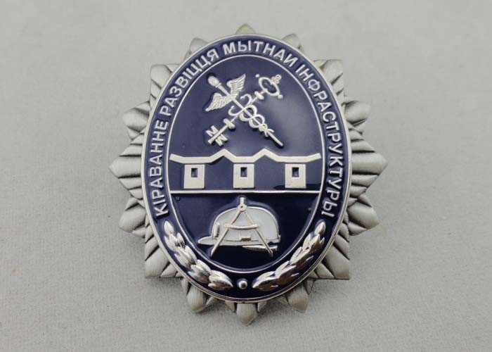 Soft Enamel Souvenir Badges Customized , 3D / Die Cast / Die Struck